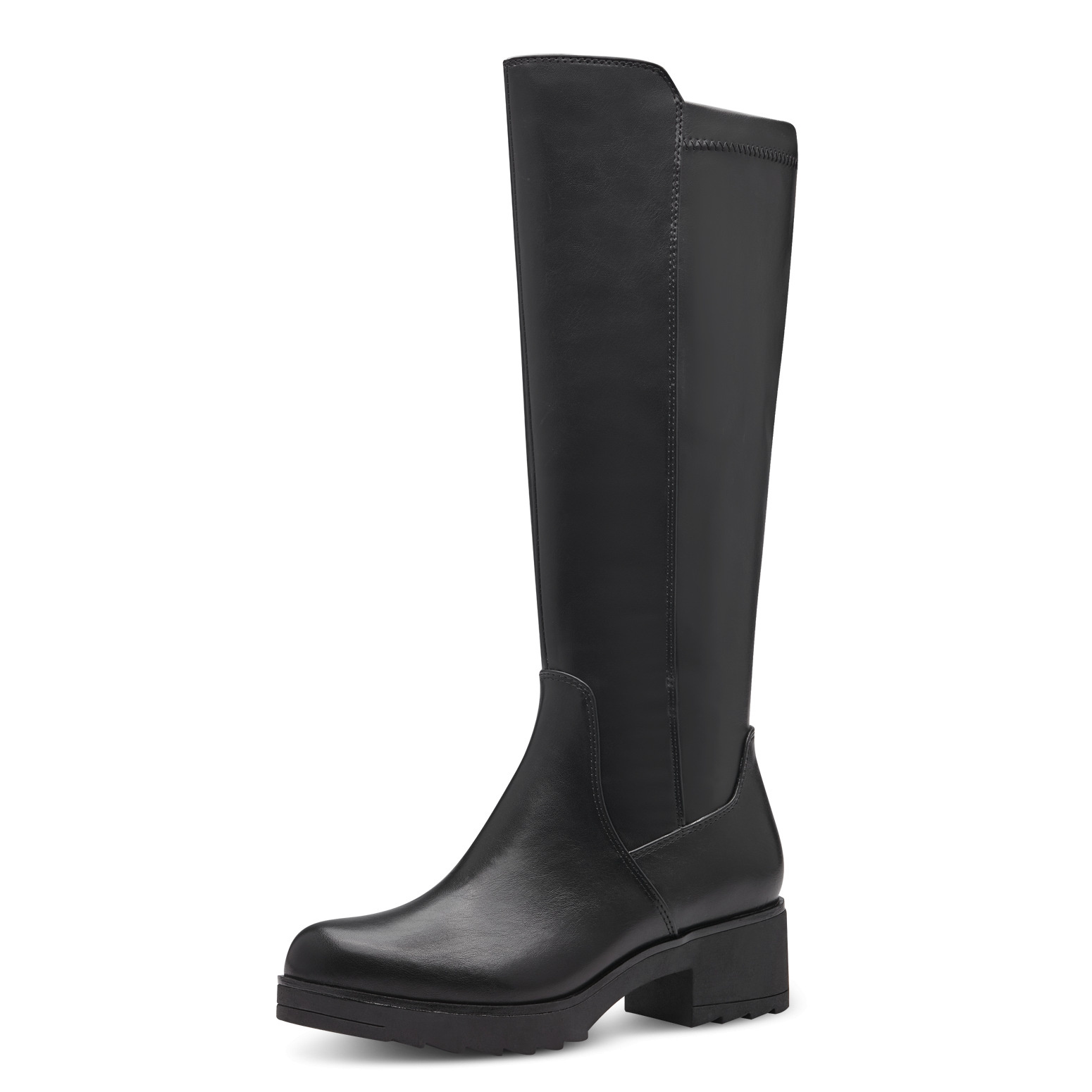 Kozaki czarne na obcasie Marco Tozzi 2-25606-41 | ButyMila.pl