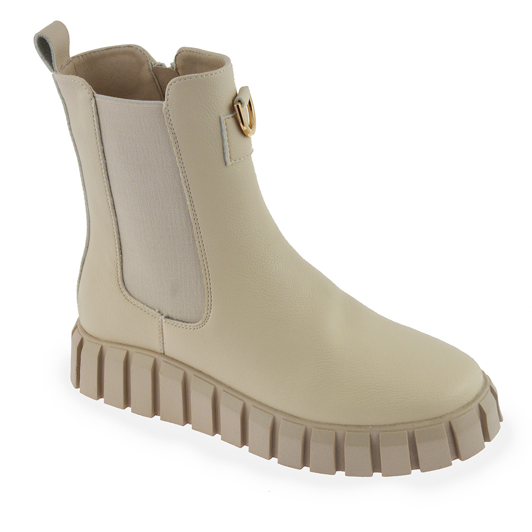 Botki Potocki 22-12137 BG beżowe | Producenci \ Potocki Buty damskie \ Botki \ Na płaskim Sezon ...