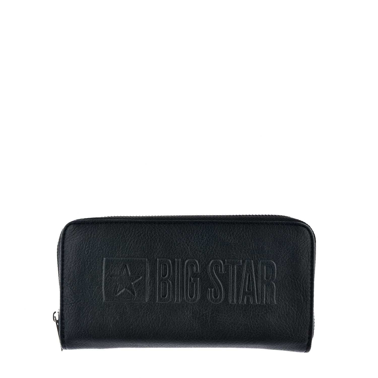 Czarny duży portfel z logo na zamek Big Star | Producenci \ Big Star ...