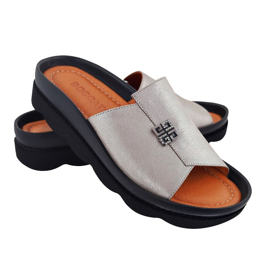 Damskie klapki pudrowe Boccato | Producenci \ Boccato Buty damskie \ Klapki \ Klapki skórzane ...