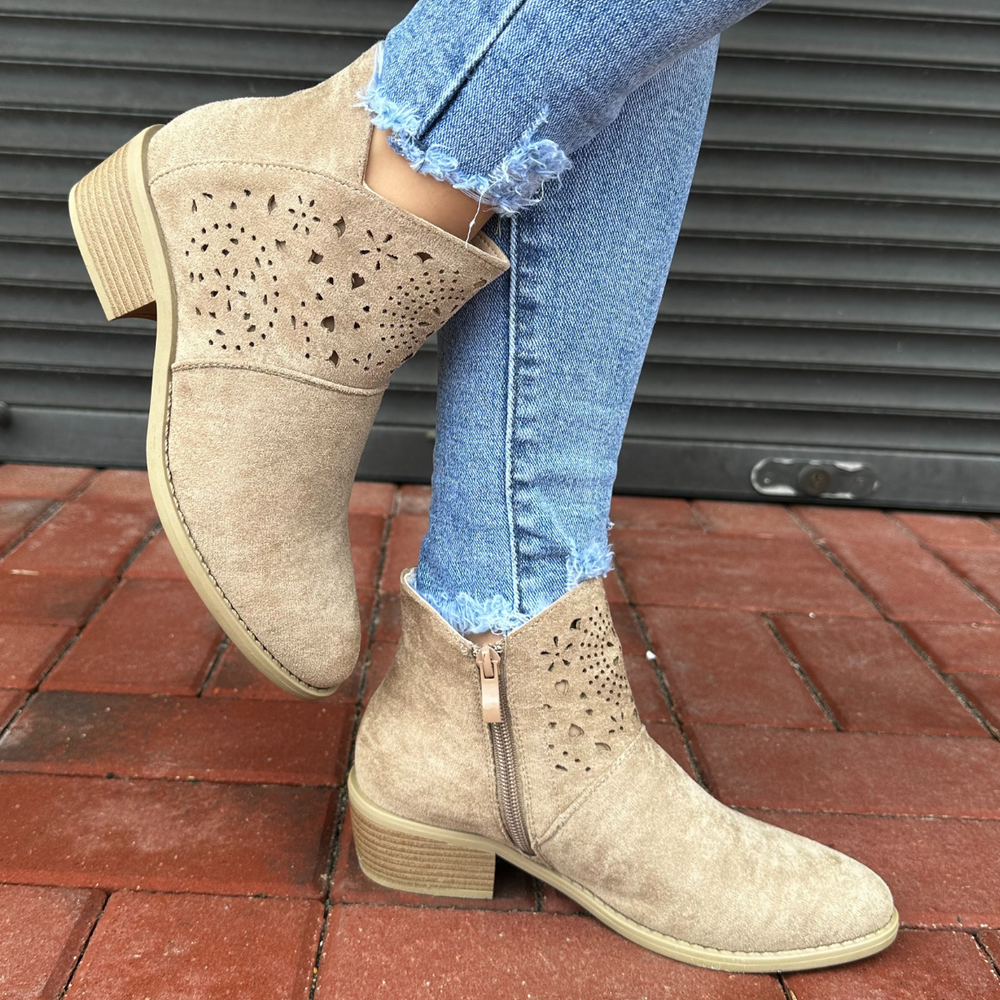 Botki wiosenne ażurowe szare M. Daszyński | Producenci \ M. Daszyński ...