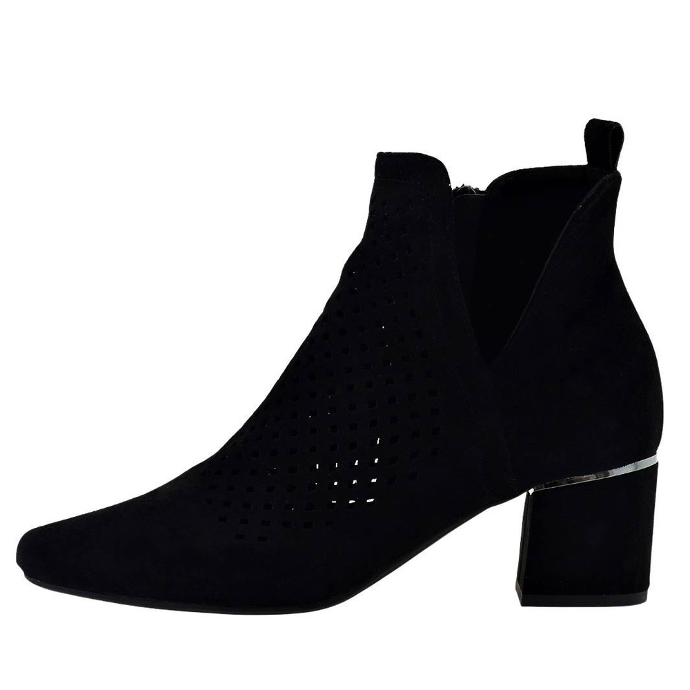 Wiosenne botki zamszowe w kolorze czarnym Vinceza Czarny | Producenci ...