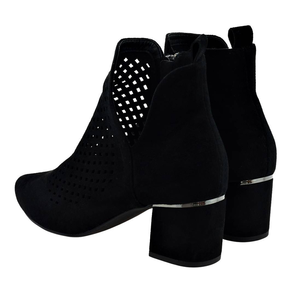 Wiosenne botki zamszowe w kolorze czarnym Vinceza Czarny | Producenci ...